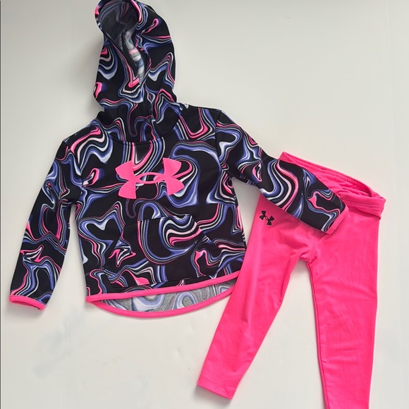 Under Armour | Matching Sets | Under Armour Girls Swirl Pattern Hoodie ...